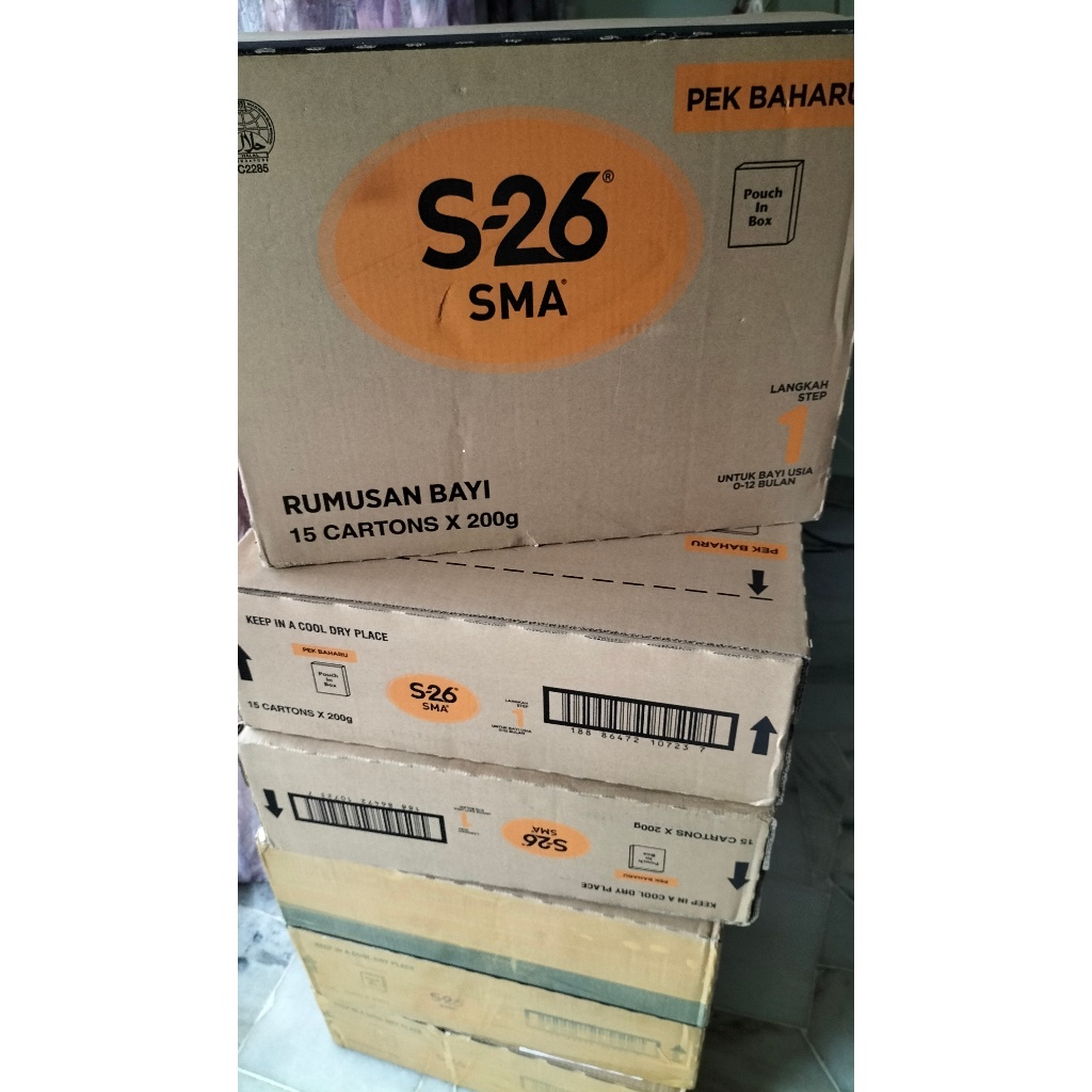 S26 SMA 200g X 15 boxes (3 kgs) STEP 1 EXP: JAN2027 (tahun berikut ...