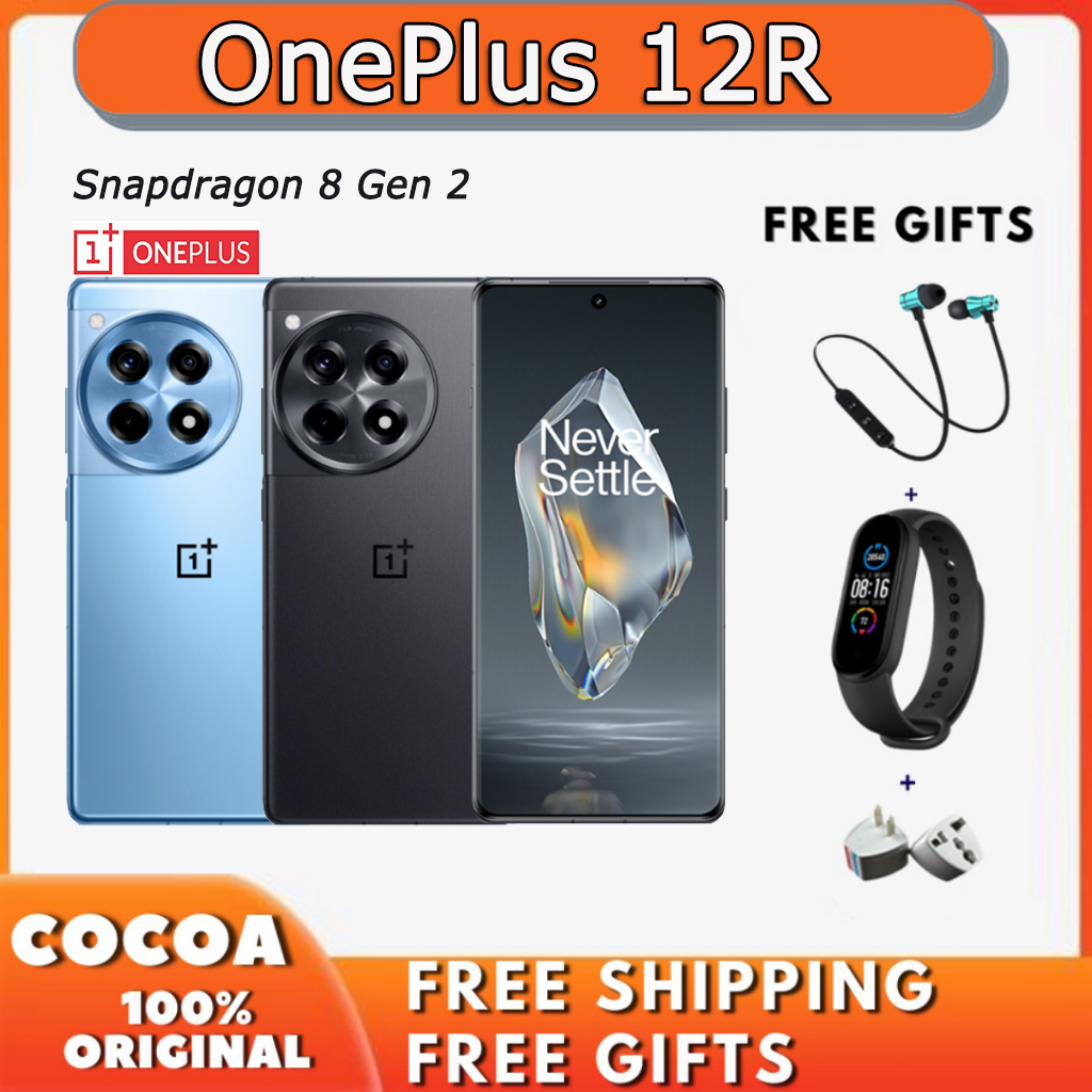 (New)OnePlus 12R Snapdragon 8 Gen 2 SmartPhone 6.78 inch 5500mAh 100W Fast Charging 16+256GB One ...