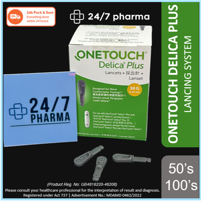 One Touch Delica Plus lancet fine 30g Blood Glucose Select Ultra Simple ...