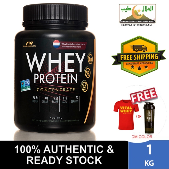 100% Whey Protein Concentrate WPC 81 (1kg), 24.3g Protein, 81% Whey ...