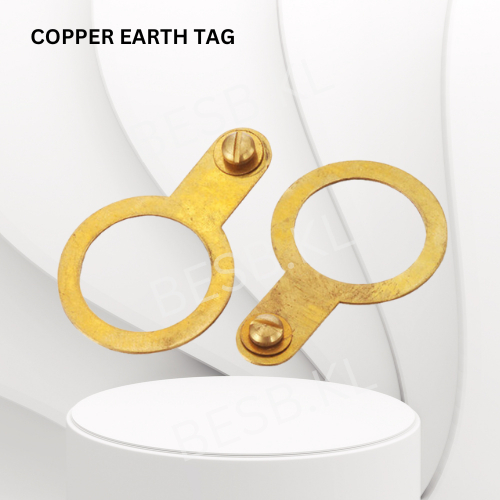 COPPER EARTH TAG (3/4") (1") (1 1/4") (1 1/2") (2") (2 1/2") (3 ...