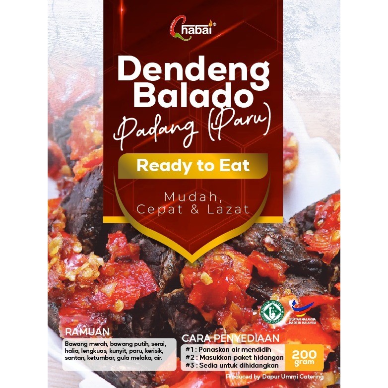 DENDENG BALADO PADANG PARU READY TO EAT SEDAP LAZAT CEPAT | Shopee Malaysia