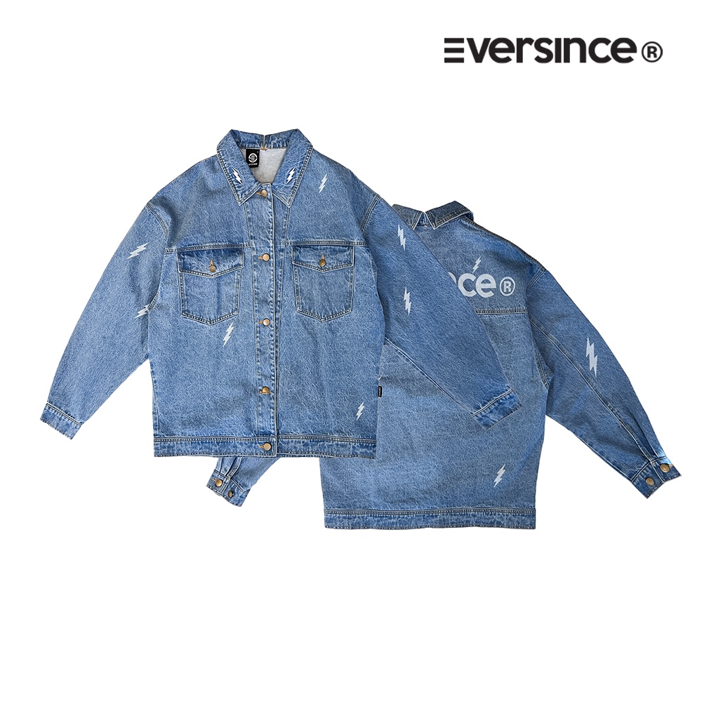 Eversince Fortitute Denim Jacket Blue | Shopee Malaysia