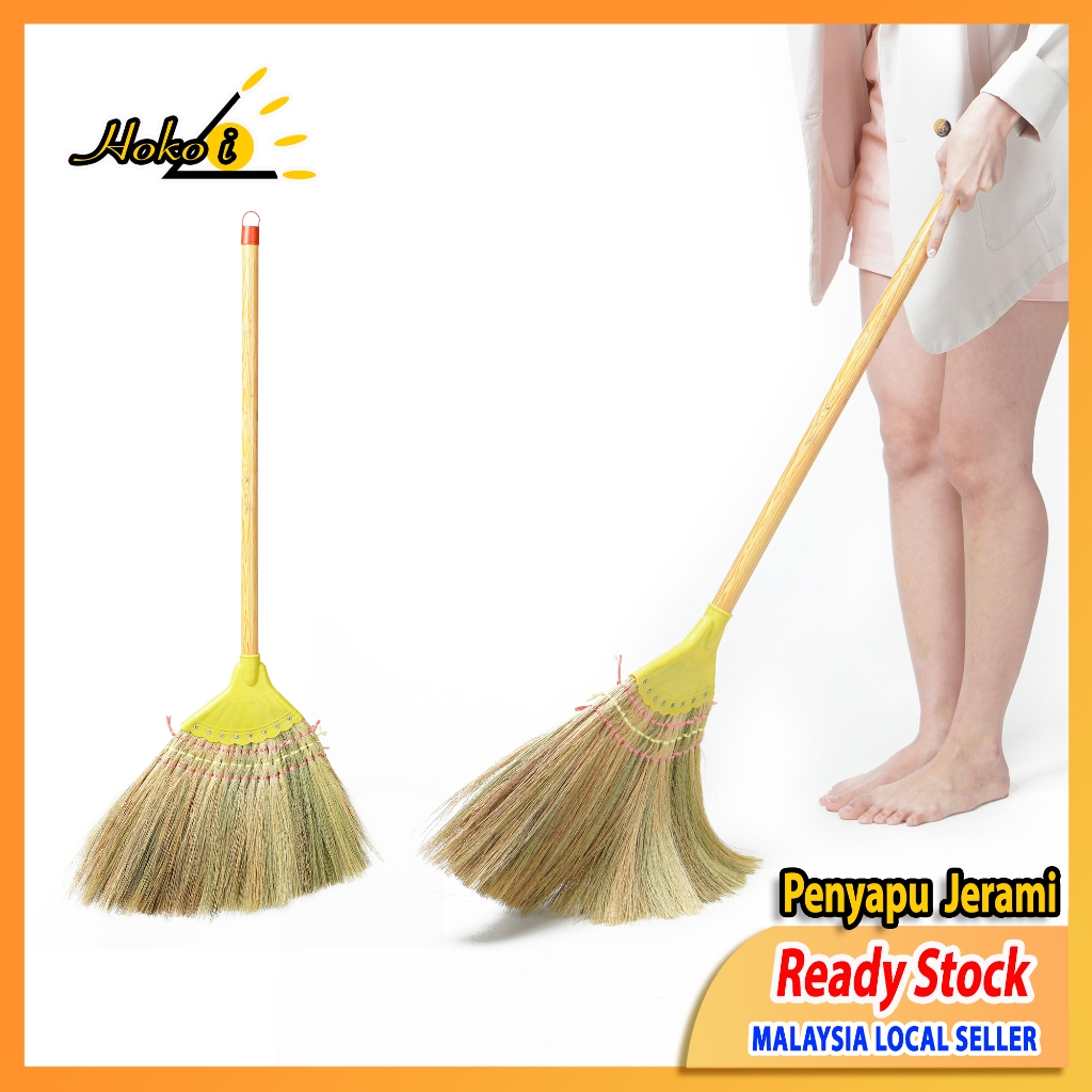 FREE SHIPPING Penyapu Jerami Buluh Penyapu Lantai Paddy Broom Straw ...