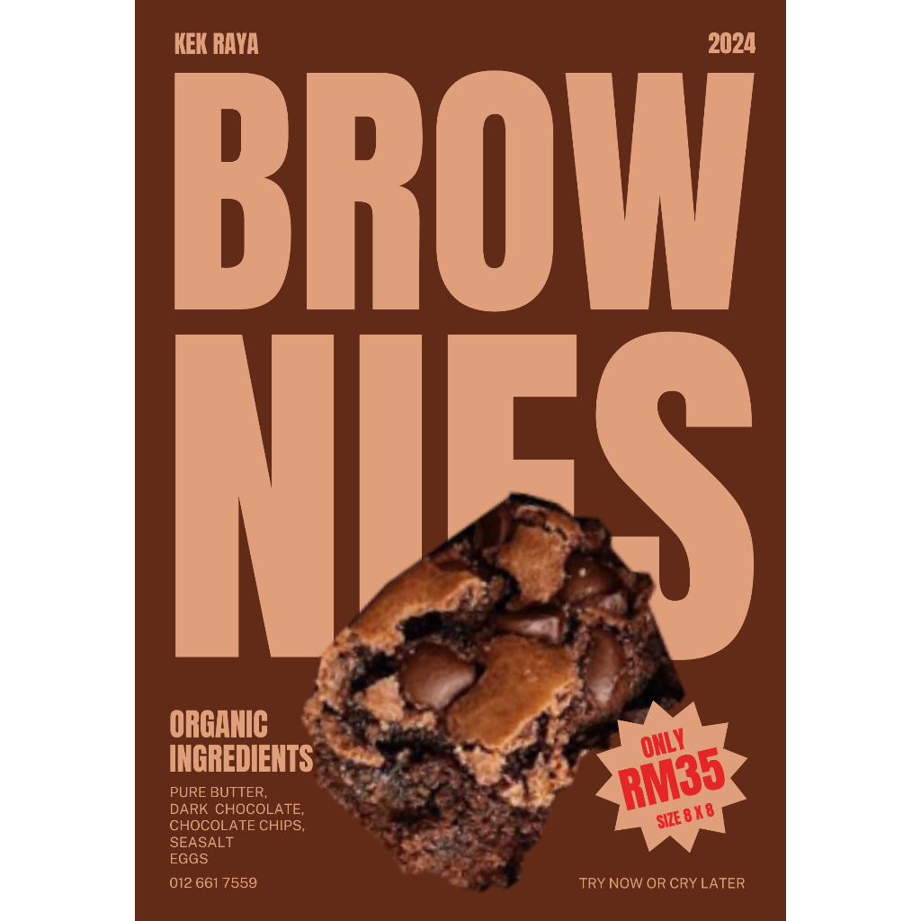 KEK RAYA 2024 BROWNIES | Shopee Malaysia