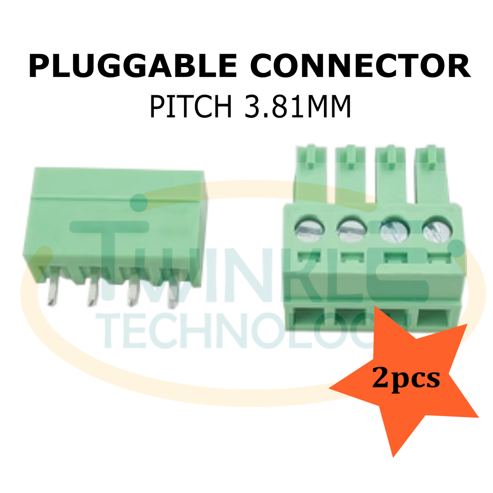 Pluggable Terminal Block Phoenix Connector PCB Green pitch 3.81mm 16-28 ...