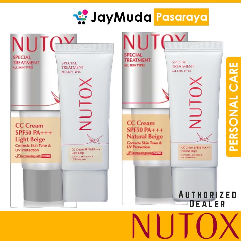Nutox Youth Restoring CC Cream 30ml SPF50 PA++ Correct Skin Tone & UV ...