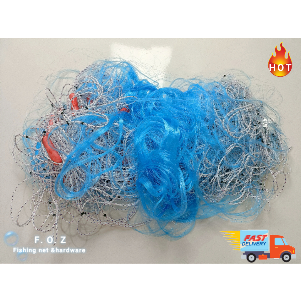 Jaring Ketam 0.30mm x 4-1/4" x 14MD x 180m Pukat Ketam | Tangsi | Siap ...