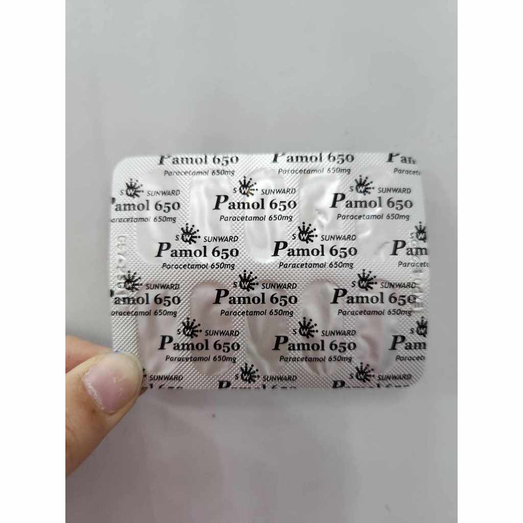 Sunward Pamol 650 Paracetamol 650mg 10's | Shopee Malaysia