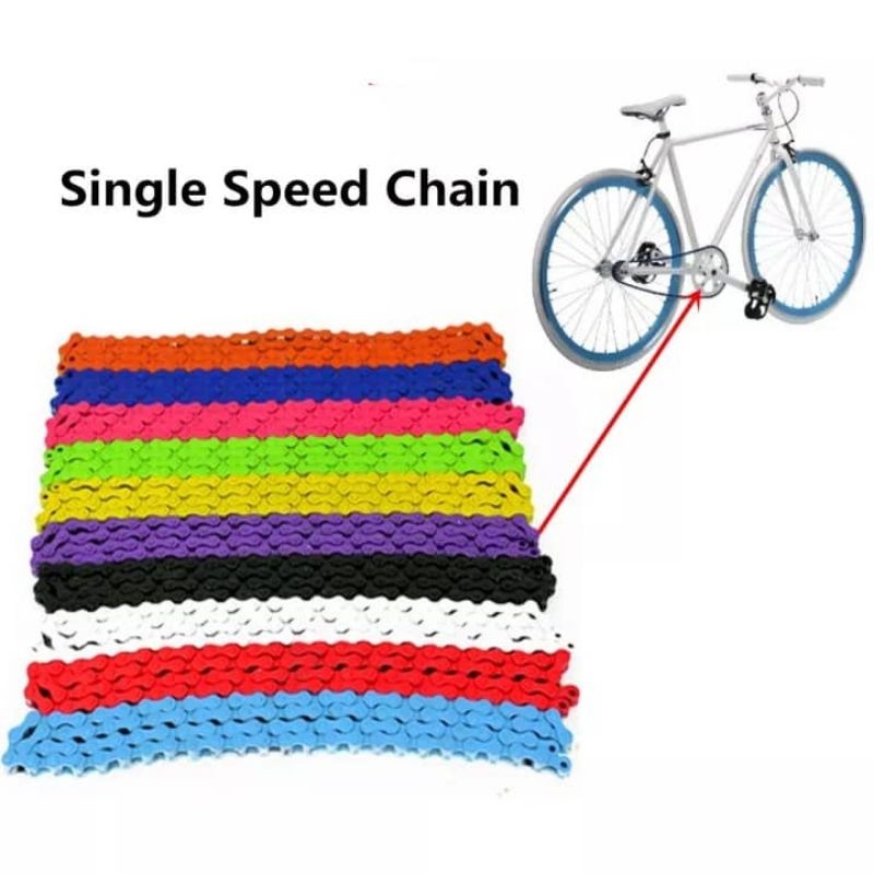 Basikal Rantai Colour Bicycle Chain Rantai Basikal Warna Fixie BMX 98 ...