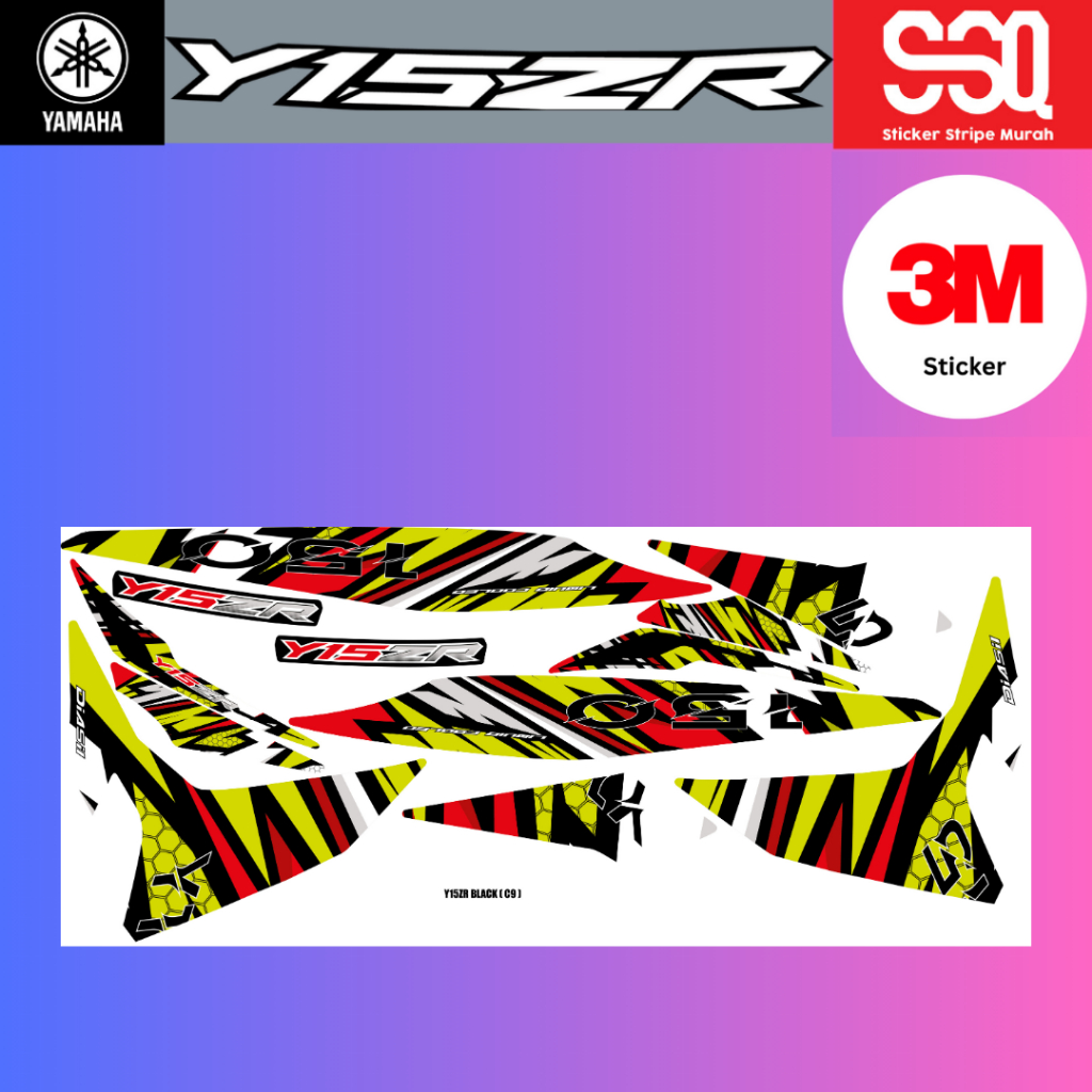 High Quality AAA Premium Sticker Stripe Yamaha y15 y15zr Custom Set ...
