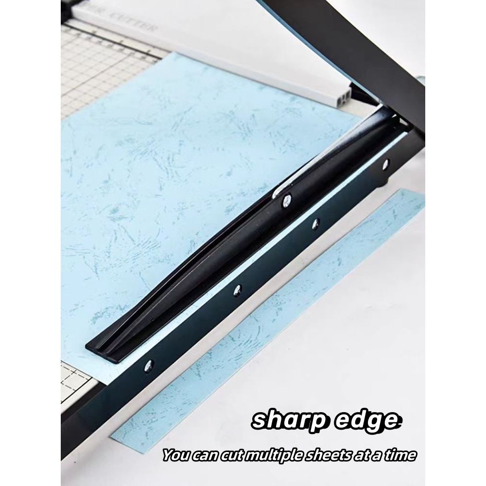 Heavy-duty A3/A4/B4 multifunctional paper cutter with sharp metal base ...