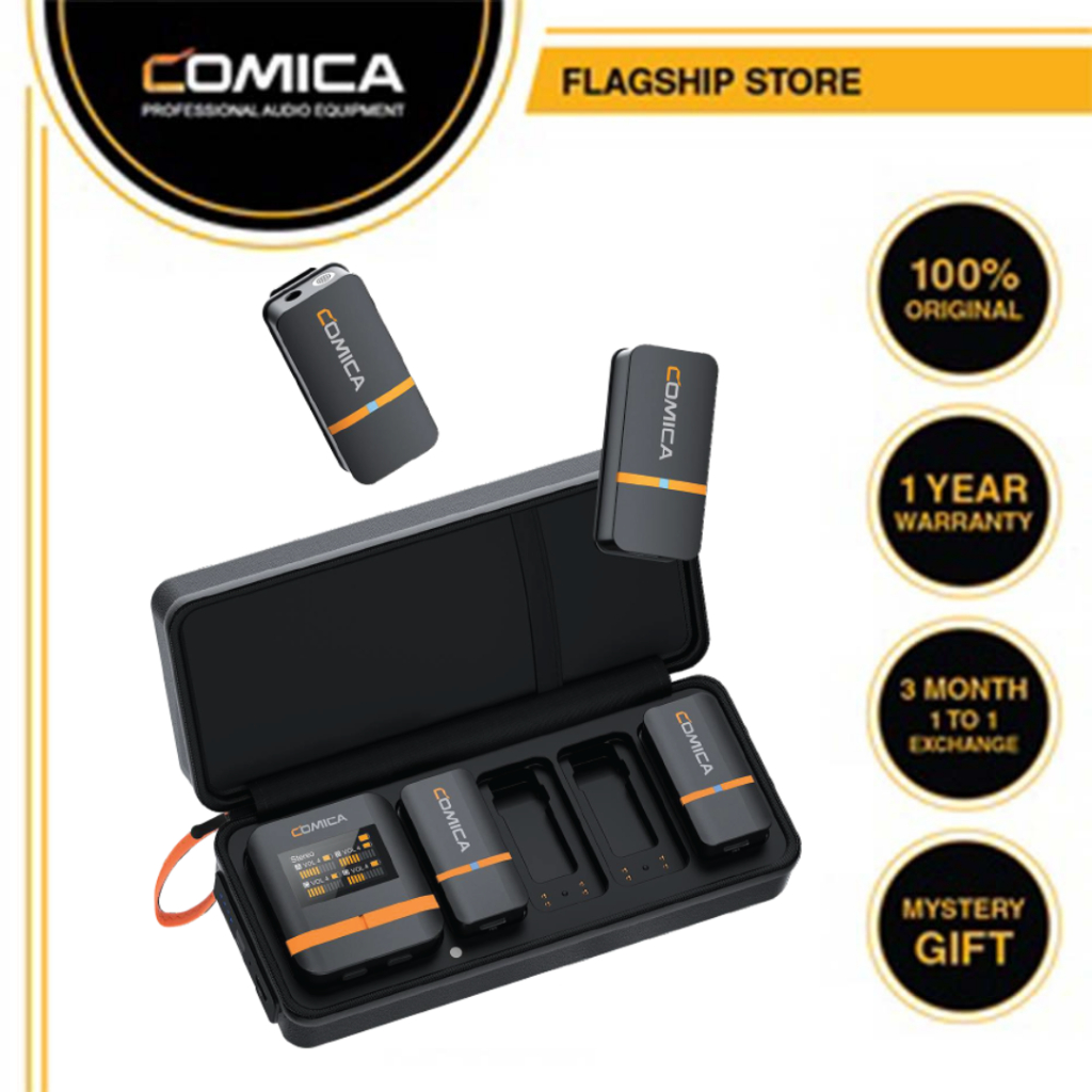 COMICA Vimo Q Wireless Microphone 4 Transmitter 1 Receiver | Four ...