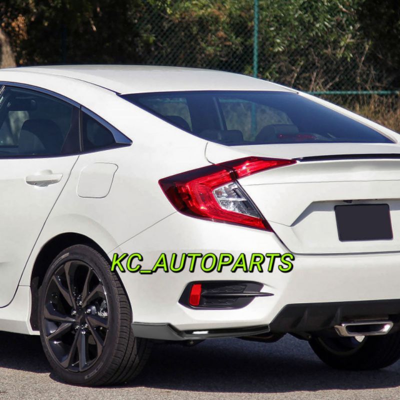 Honda Civic FC 1 pair Rear Bumper Side Diffuser Lip Lips 2016 2017 2018 ...