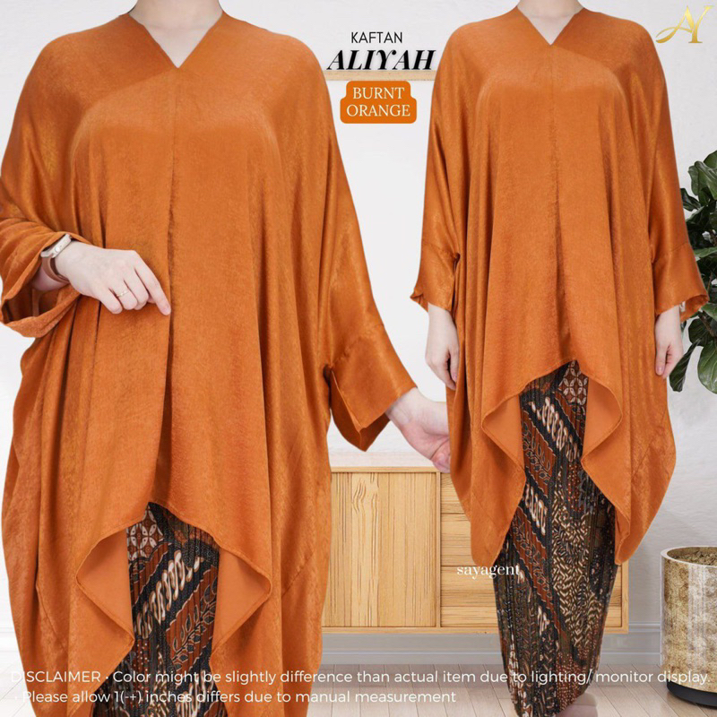 Aliyah Kaftan Pleated Set (Free Size) | Shopee Malaysia