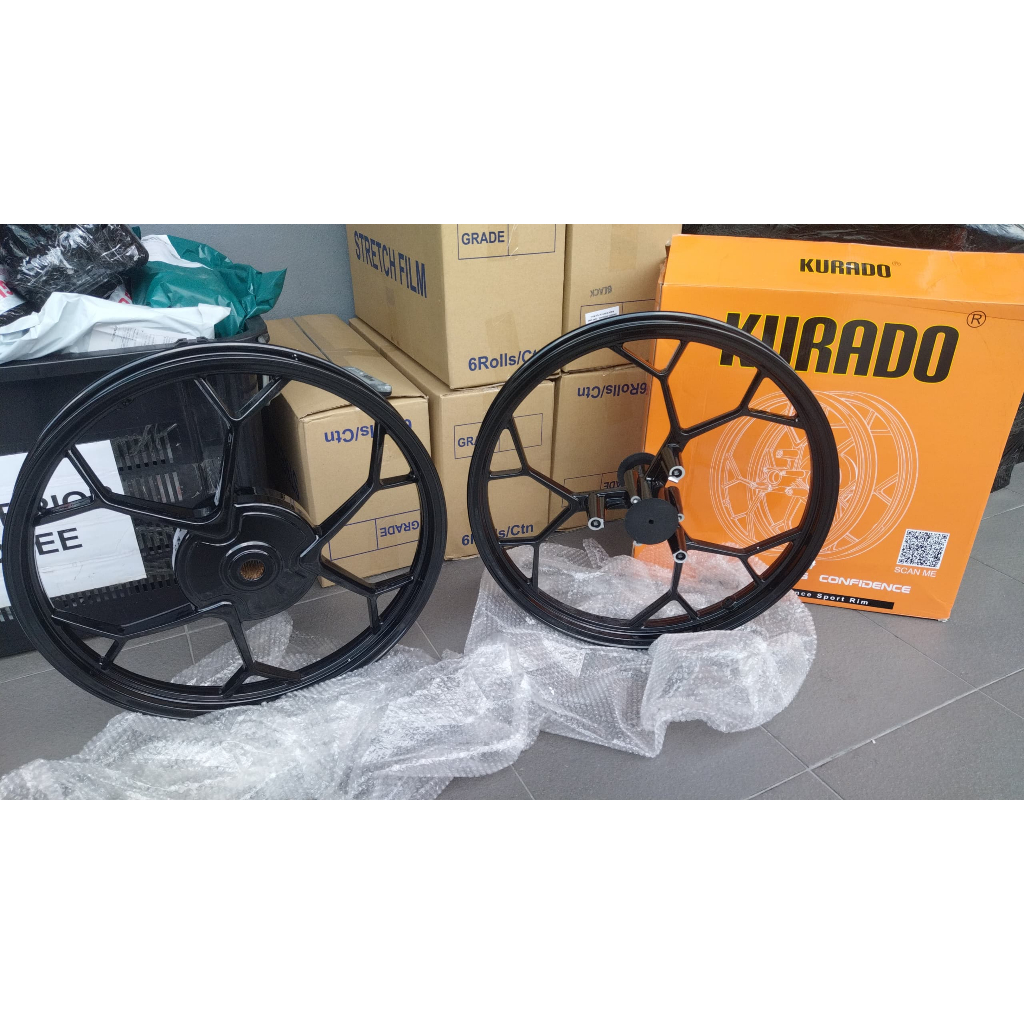 NVX AEROX THAI CNC SPORT RIM SPORT RIM AEROXTHAI NVX V1 V2 XTERO 17 ...