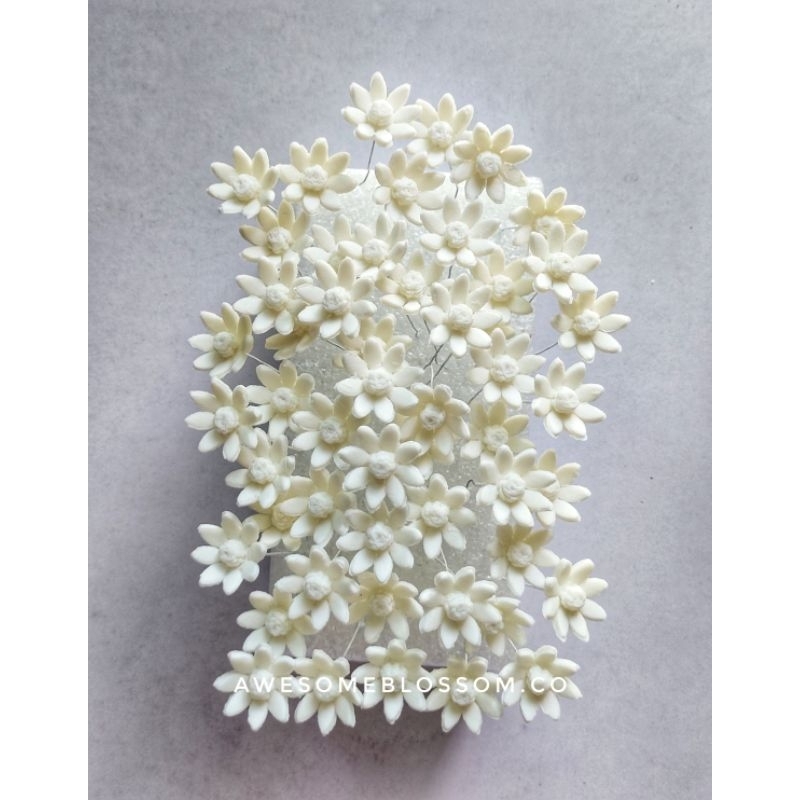 Edible Gumpaste Sugarflower Custom Daisy Stalk | Shopee Malaysia