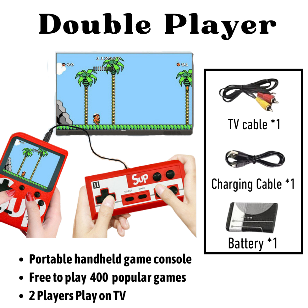 Game Boy Sup mini retro games box console 400 in 1 gameboy murah ...