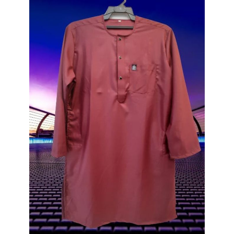 KURTA LABUH LELAKI,POKET SISI-AL BARAKAH | Shopee Malaysia