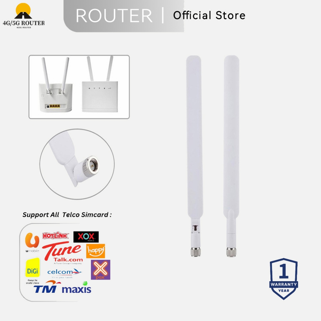 4G LTE FDD 2PCS Signal Gain Antenna For HUAWEI B310/B593/B315s/E5186s ...