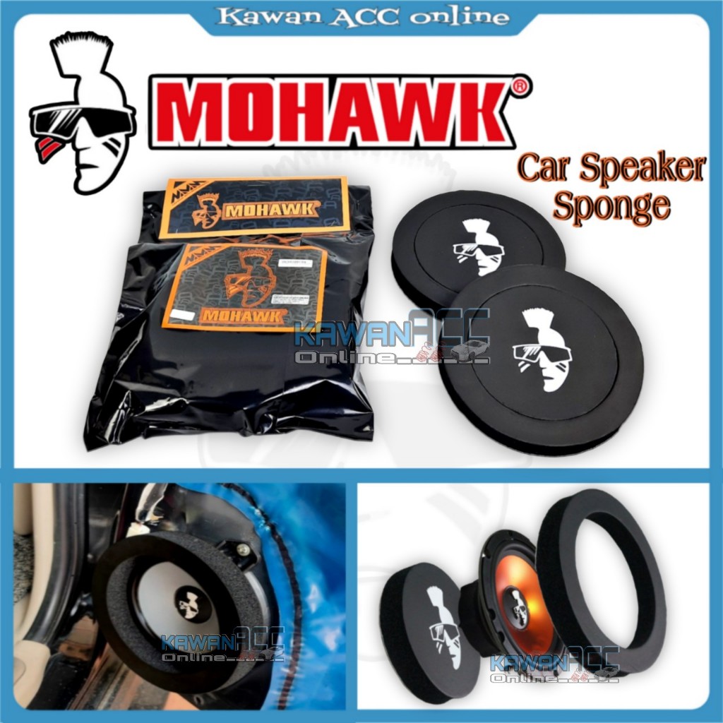 MOHAWK Car Speaker Sponge (2 PCS) 6 Inch / 6.5 Inch Speaker Sound proof ...