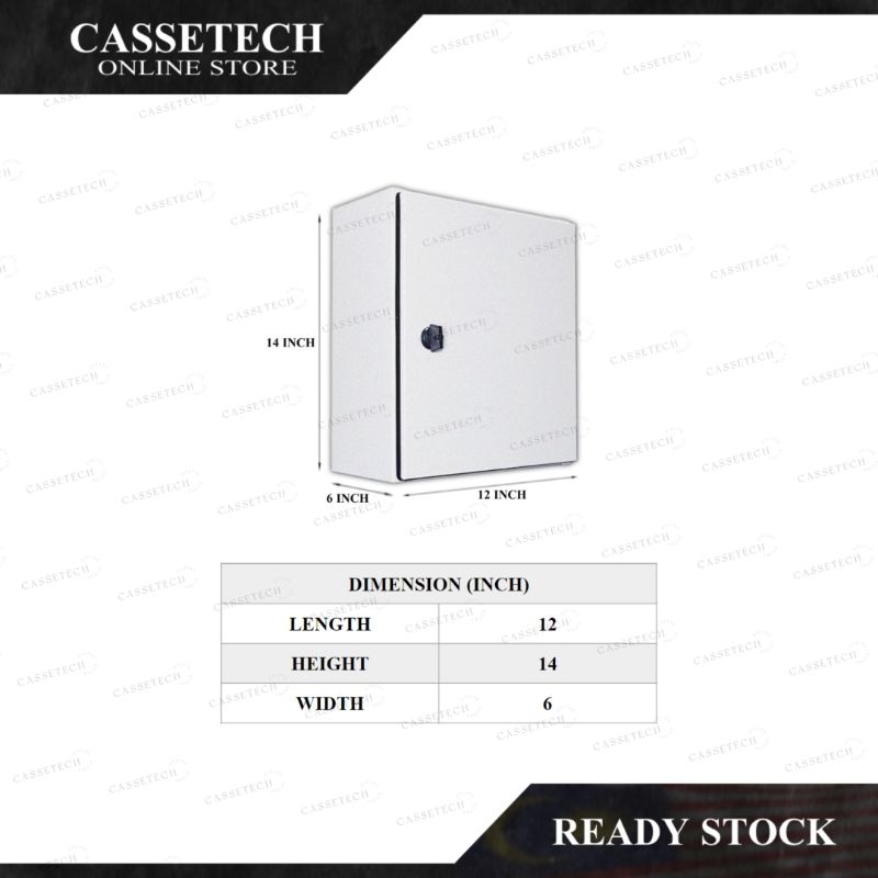 INDOOR DISTRIBUTION MULTI DB METAL BOX BOARD ELECTRICAL CLAD KOTAK BESI ...