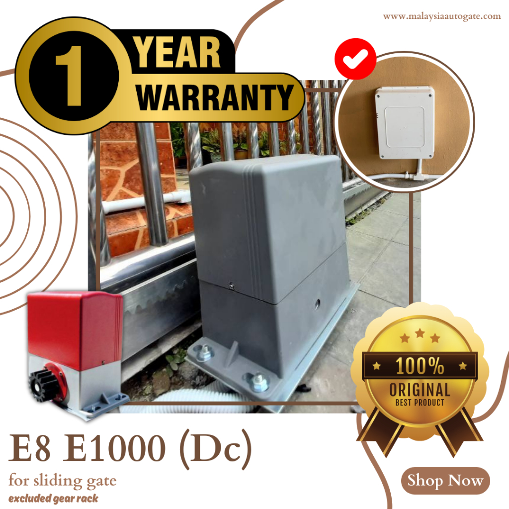 E8 AUTOGATE SLIDING GATE SYSTEM E1000 | Shopee Malaysia