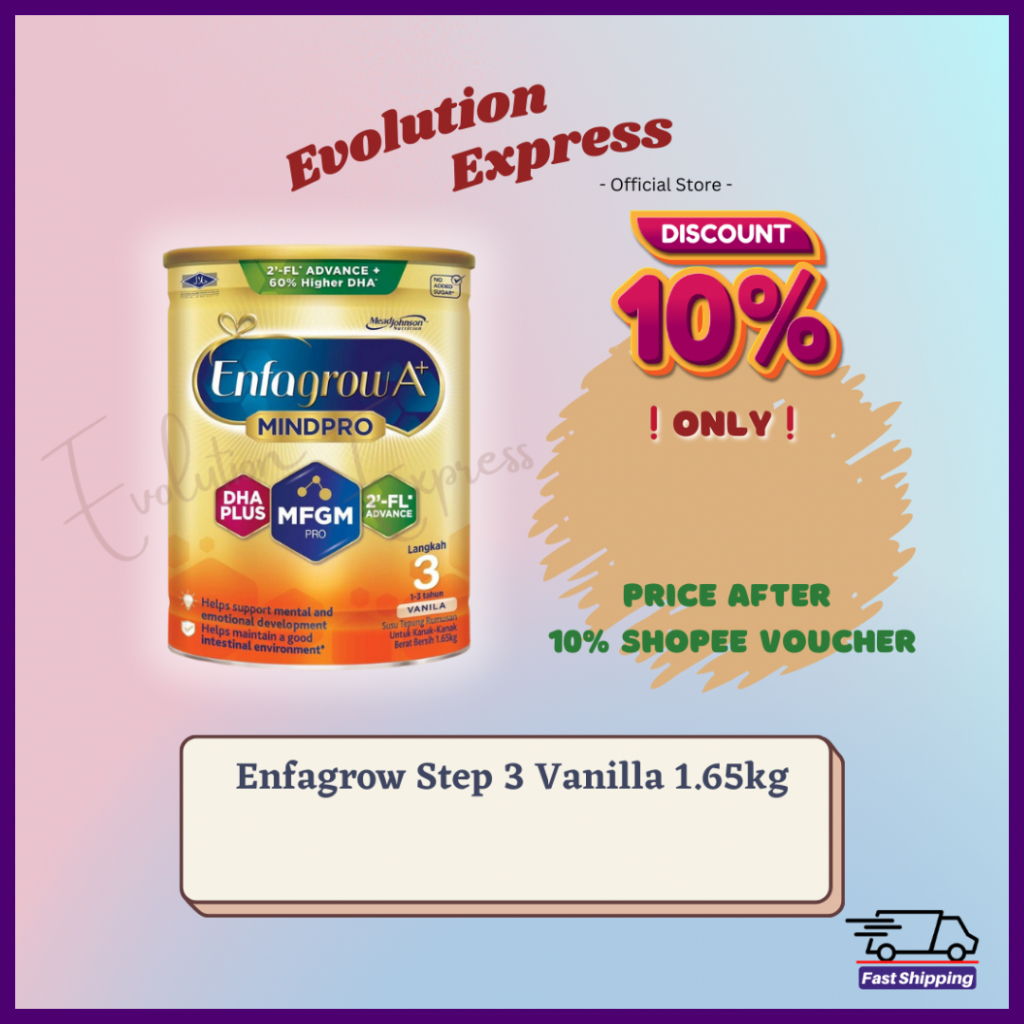 Enfagrow A+ step 3 vanilla / original / honey ( 1.65kg )Exp 3/2025 ...