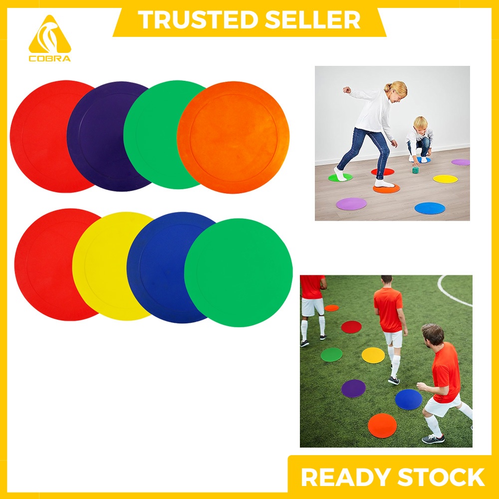 New Top Agility Dot 19cm (Set of 8) Training Floor Dots Football ...