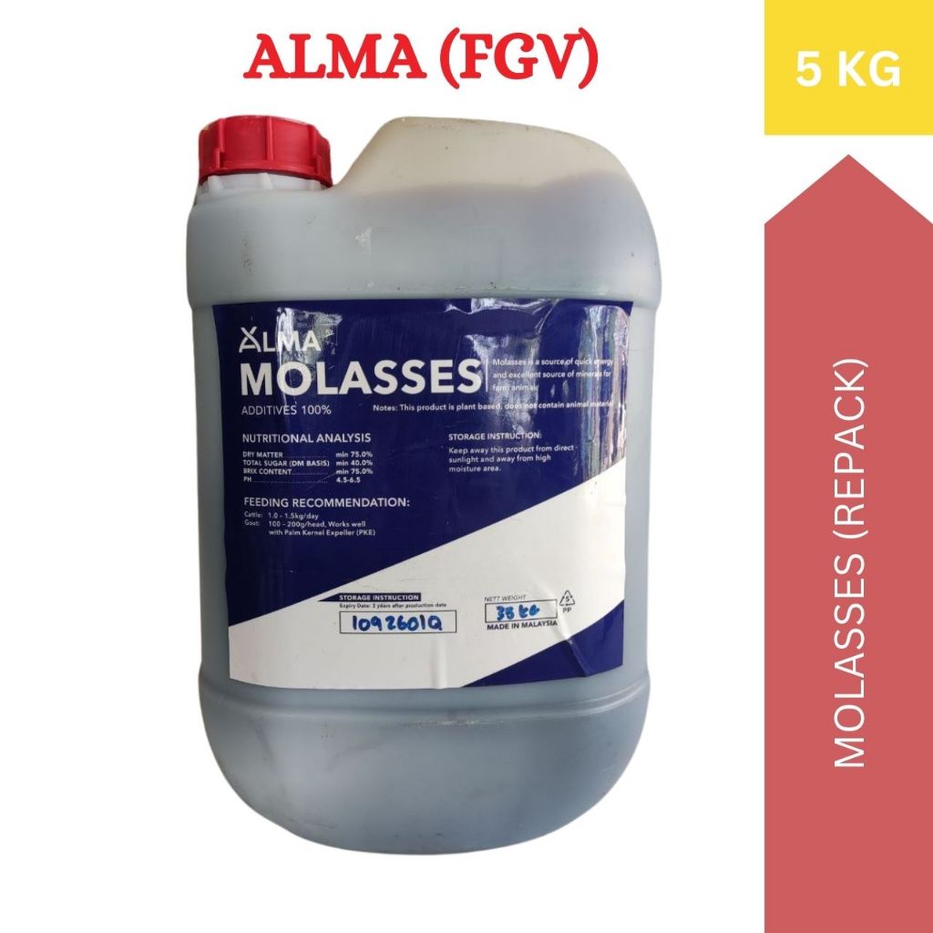 5kg 4L - Molasses Gula Merah Untuk Pertanian & Penternakan Non-food grade | Shopee Malaysia