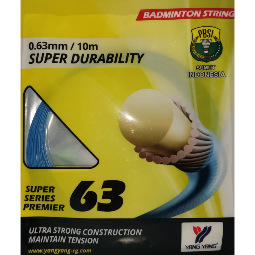 YANG YANG Super Series Premier 63 Badminton String (0.63mm/10M ...