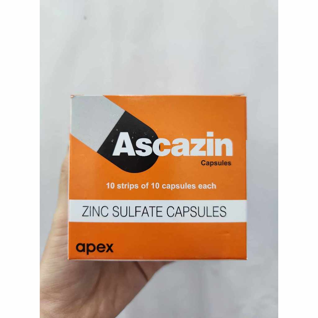 Apex Ascazin Zinc Sulphate Capsules 10'sX10STP (BOX) | Shopee Malaysia
