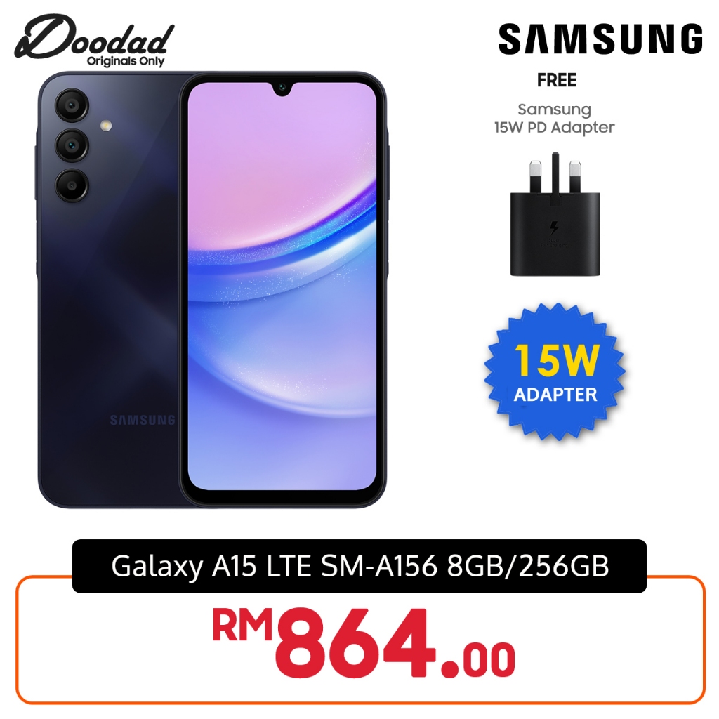 Samsung Galaxy A15 LTE SM-A156 8GB/256GB With 15W Adapter | Original ...