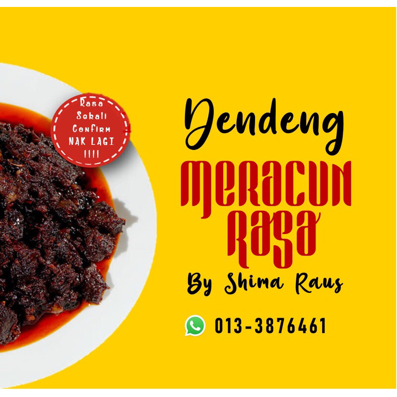 DAGING DENDENG MERACUN RASA 150g | Shopee Malaysia