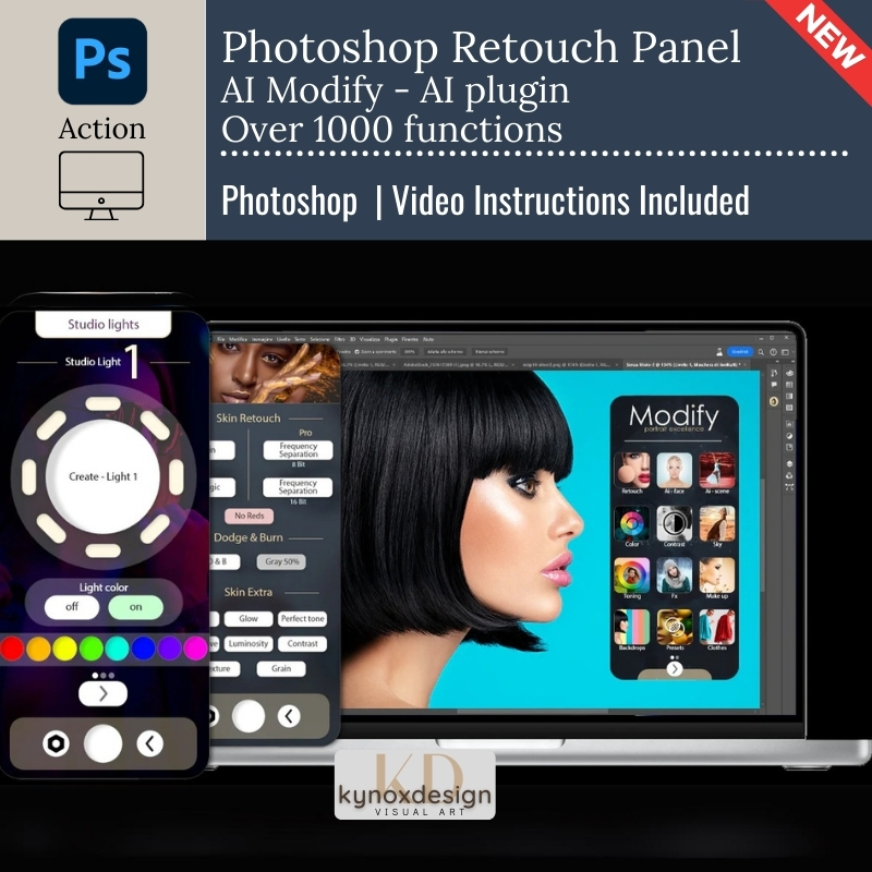 [Photoshop Plugin] Modify - AI Retouch Panel - PIXSPACE | Shopee Malaysia
