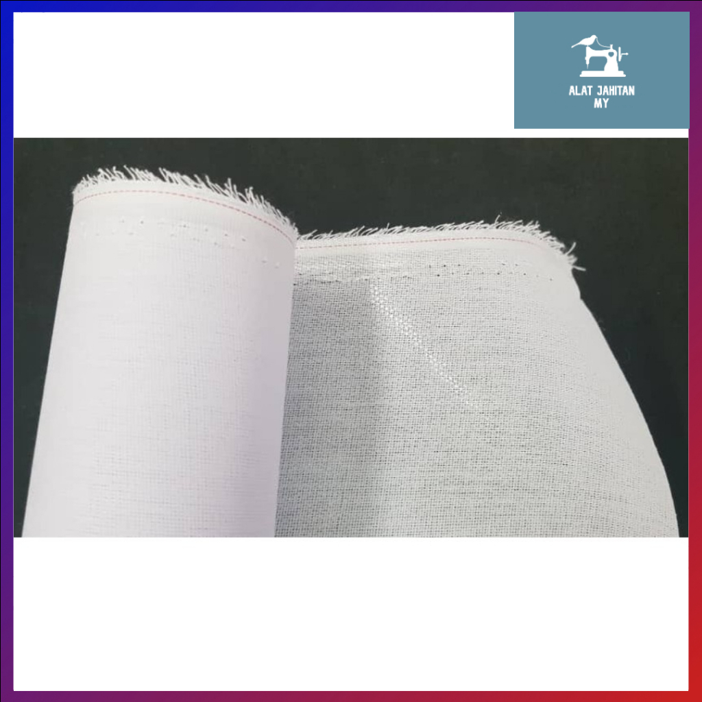 8000F Interlining with Glue/Interfacing (1meter) | Pengeras Kain Keras ...