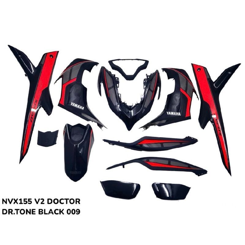 DOCTOR COVERSET NVX 155 NVX155 V2 YAMAHA COVER SET (SIAP TANAM STICKER ...