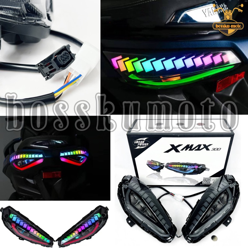 XMAX V2 TAIL LAMP LED MATA GABAN DESIGN YAMAHA XMAX250 TAIL LIGHT ...