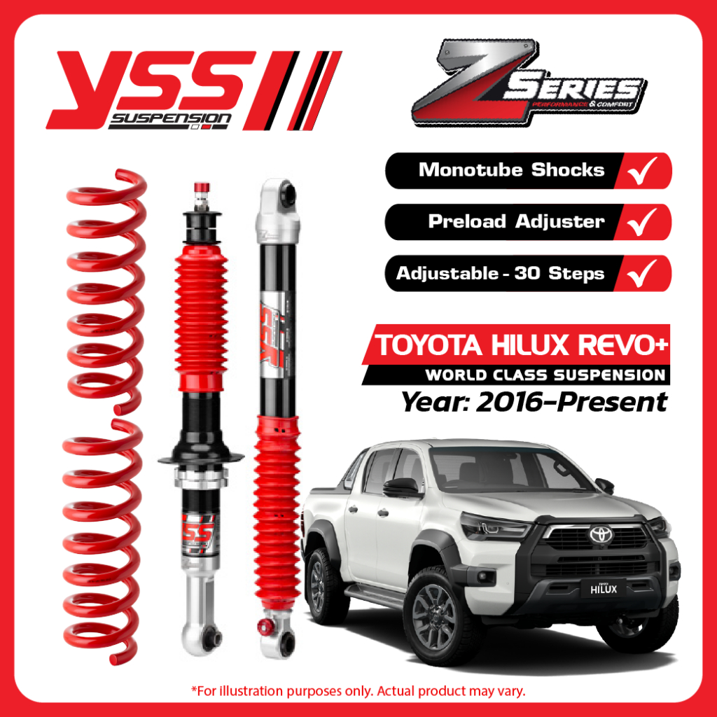 [Set+ YSS Spring] Z-Series YSS Suspension Toyota Hilux Ford Ranger ...