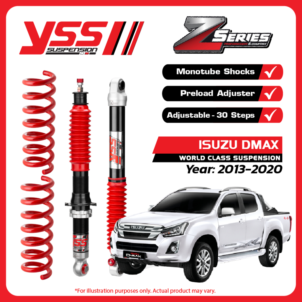 [Set+ YSS Spring] Z-Series YSS Suspension Toyota Hilux Ford Ranger ...