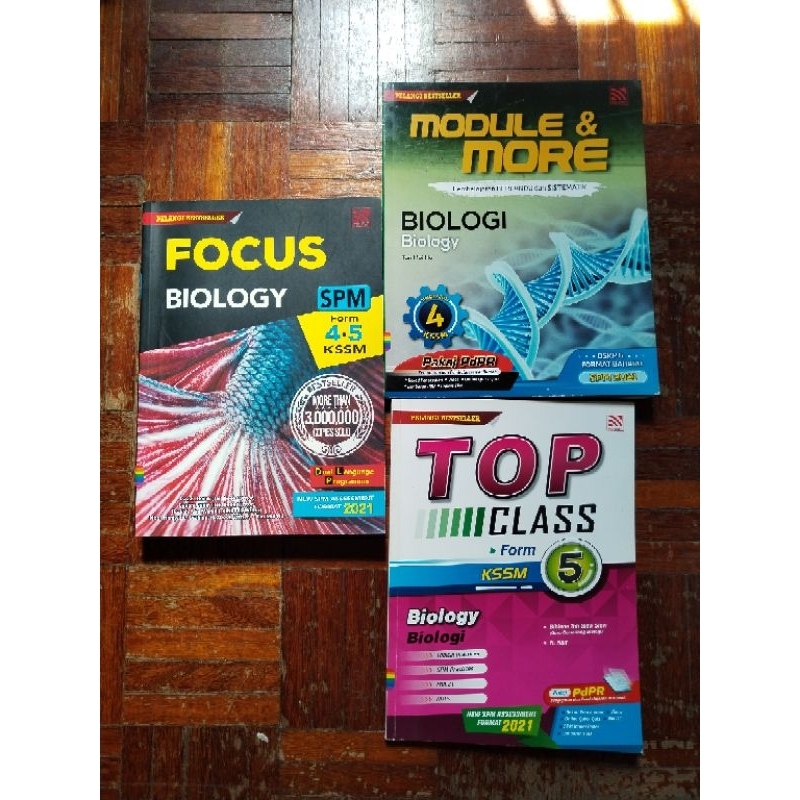 Second Hand Form 4 Form 5 Biology Pelangi Reference Book Exercise Book ...