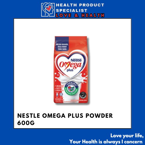 NESTLE OMEGA PLUS POWDER 600g | Shopee Malaysia