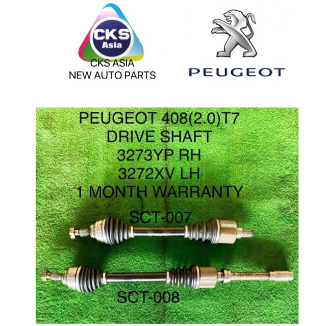 PEUGEOT 408 2.0 T7 FRONT DRIVE SHAFT | Shopee Malaysia