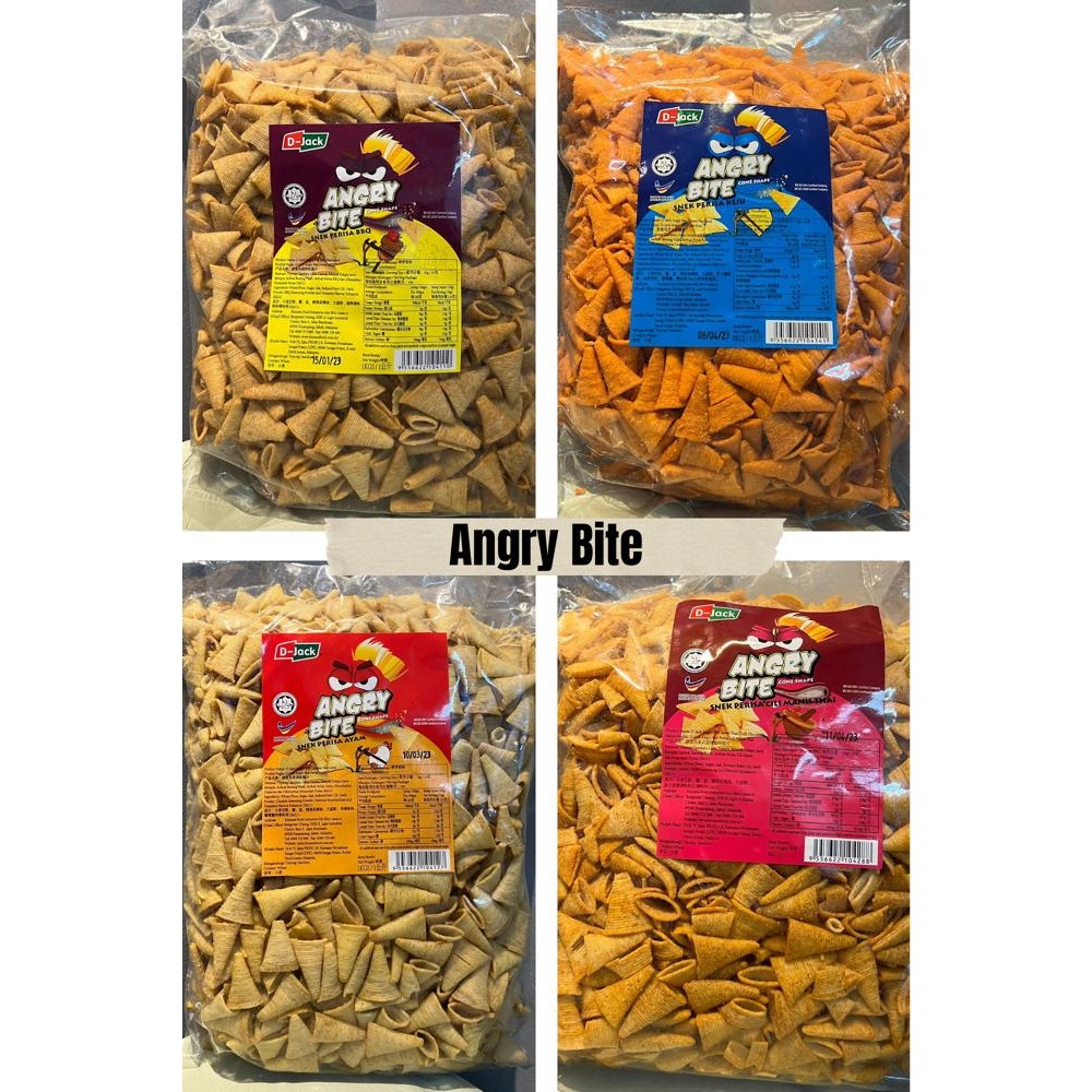 ANGRY BITE SNACK (4 FLAVORS AVAILABLE NOW- BBQ, CHEESE, CHICKEN & CILI ...