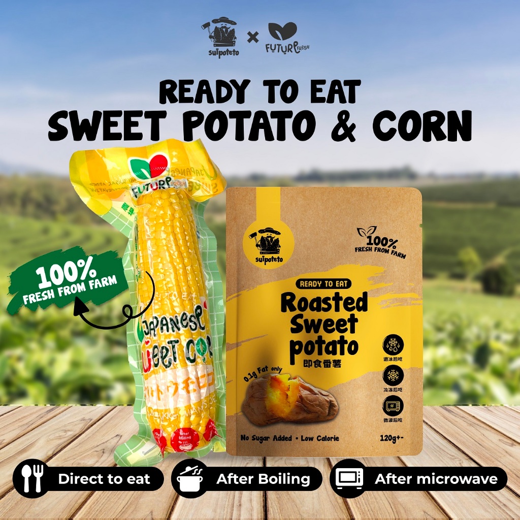 (Combo)Suipoteto + Future Fresh Ready to Eat Ubi Keledek + Jagung Sweet ...