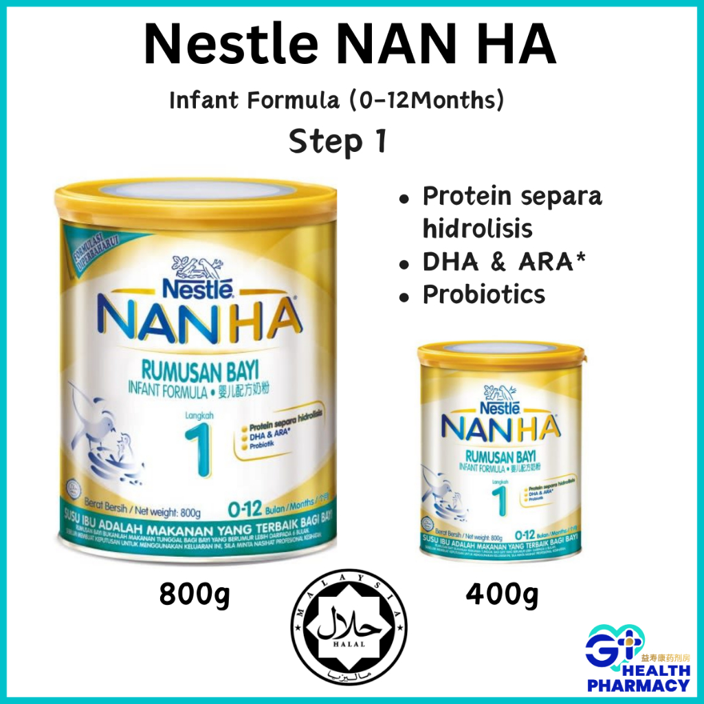 [READY STOCK] NESTLE NAN HA STEP 1 400G /800G | Shopee Malaysia