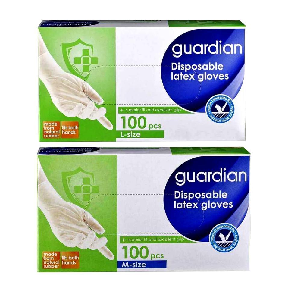 Guardian Latex Gloves Powdered Free 100s | Shopee Malaysia