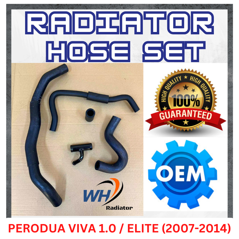 PERODUA VIVA 1.0 / ELITE Radiator HOSE SET 100% TOP QUALITY LONG LIFE ...