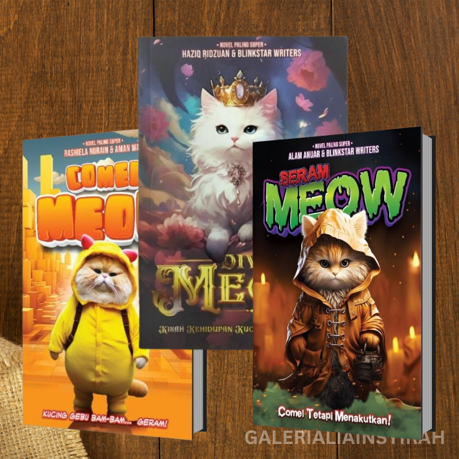 Seram Meow Comel Meow Diva Meow Buku Cerita Remaja Kanak Kanak Blink ...
