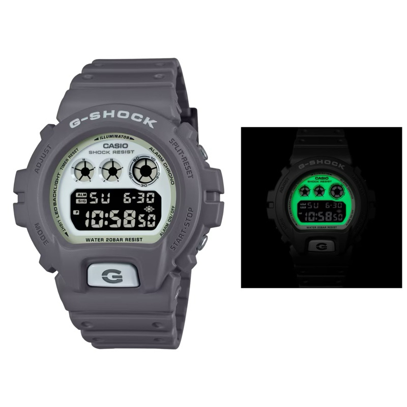 (Glows in the dark)100% ORIGINAL CASIO G-SHOCK DW-6900HD-8 luminescent ...